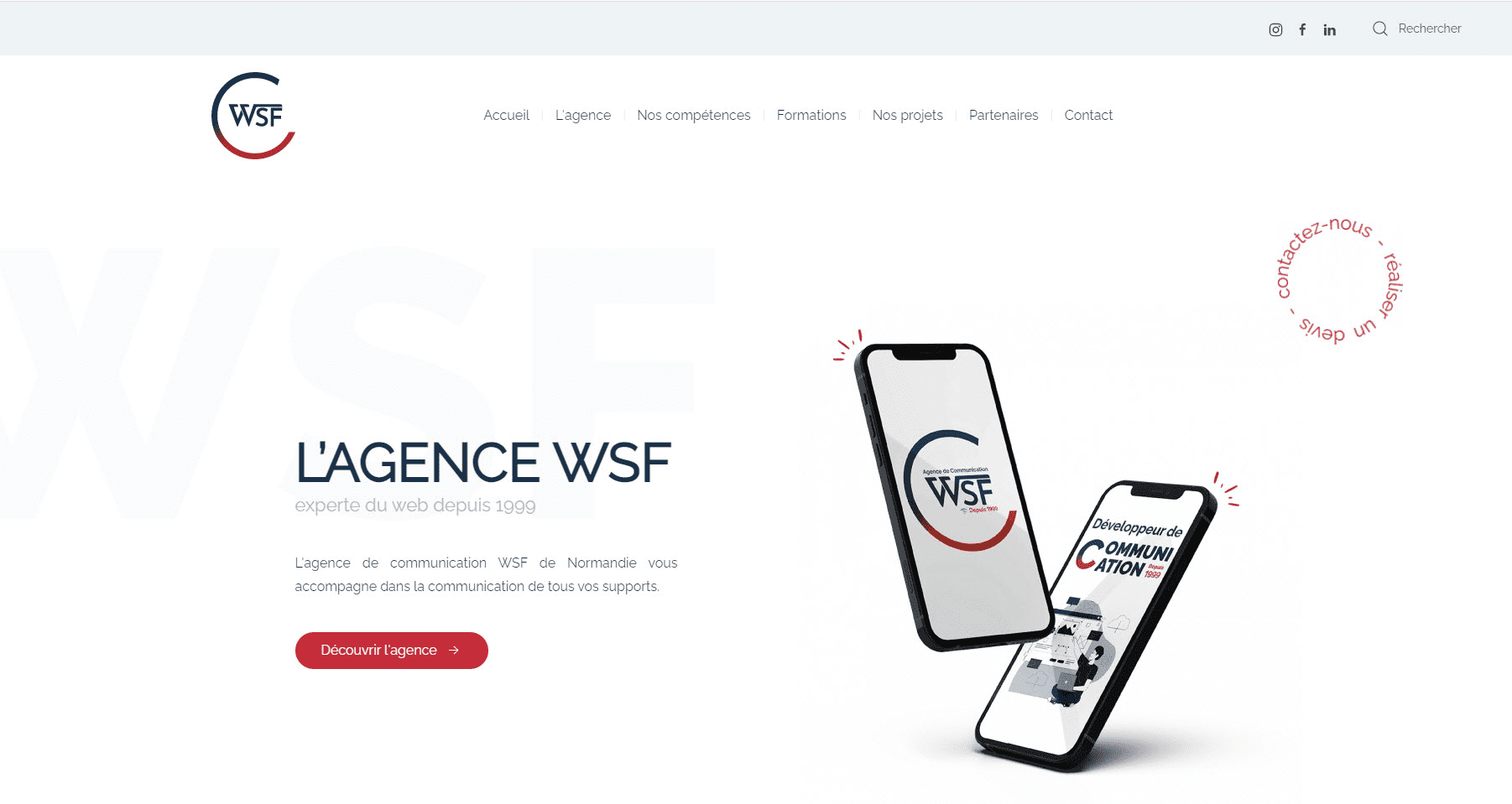 WSF Agence Web et IA - Accueil